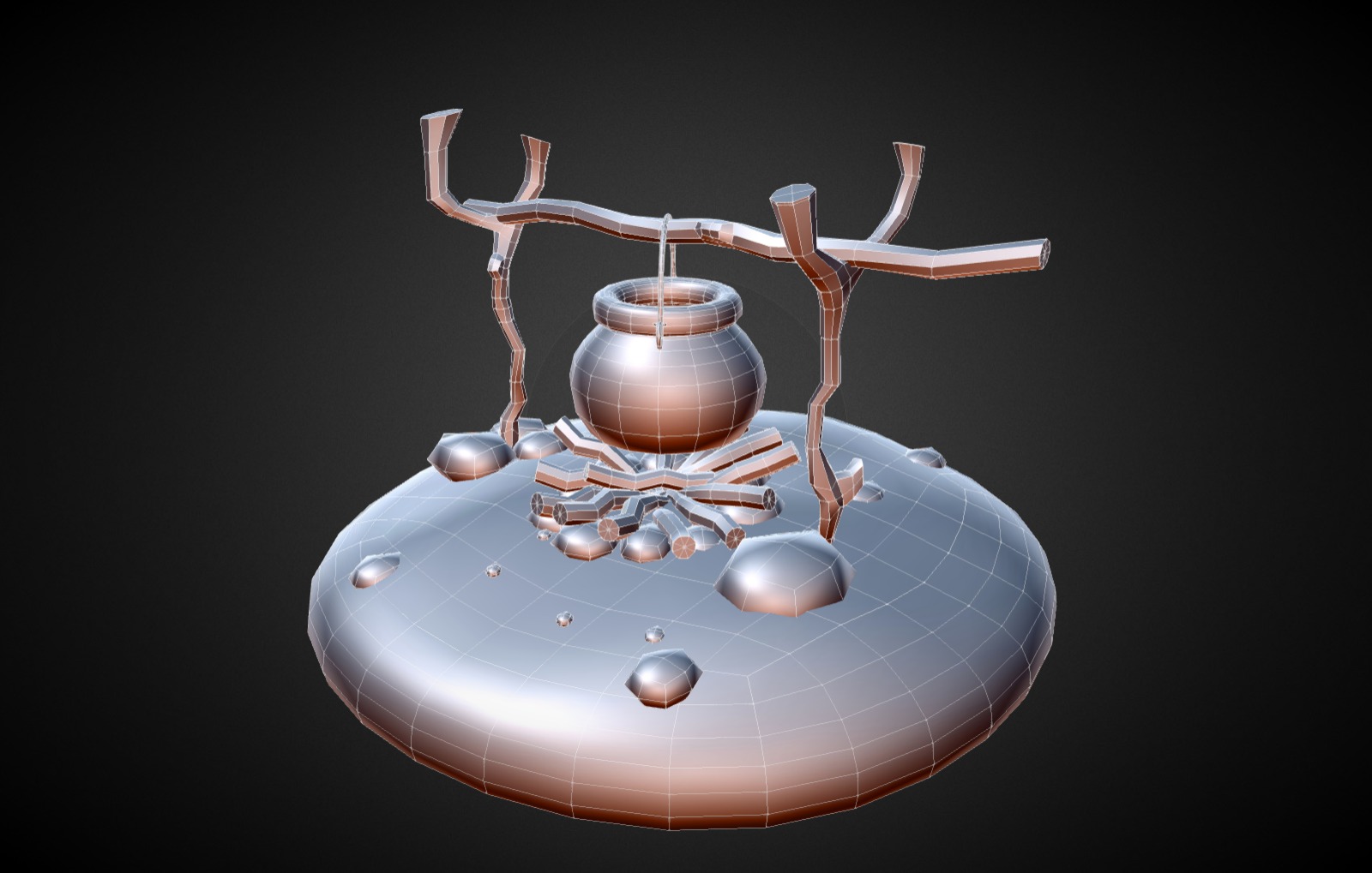 Pot - 3D model by Iris Ogli (@irisogli) [0b3840e] - Sketchfab