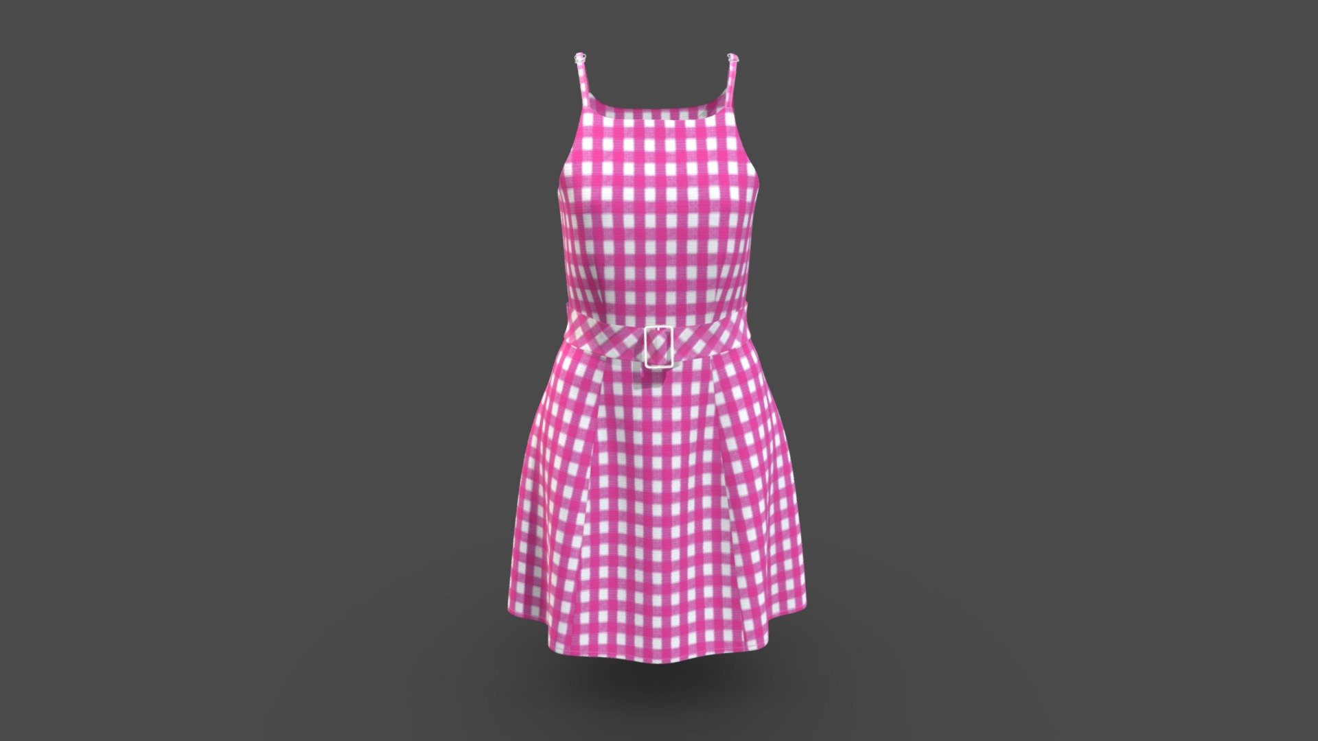 Women Woven Barbie Dress - Buy Royalty Free 3D model by BINARYCLOTH ...