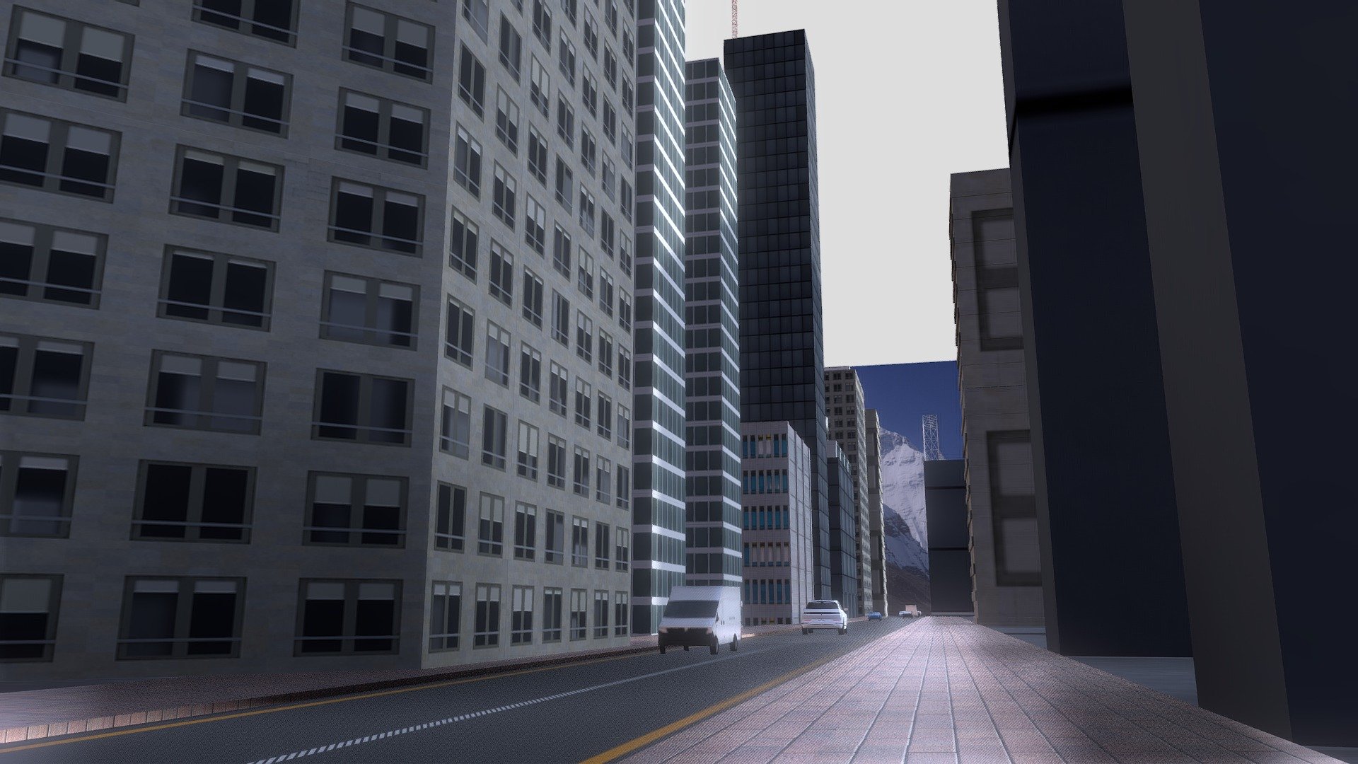 Get a Realistic 3D City Model with Car for Games - 3D model by Mujahid ...