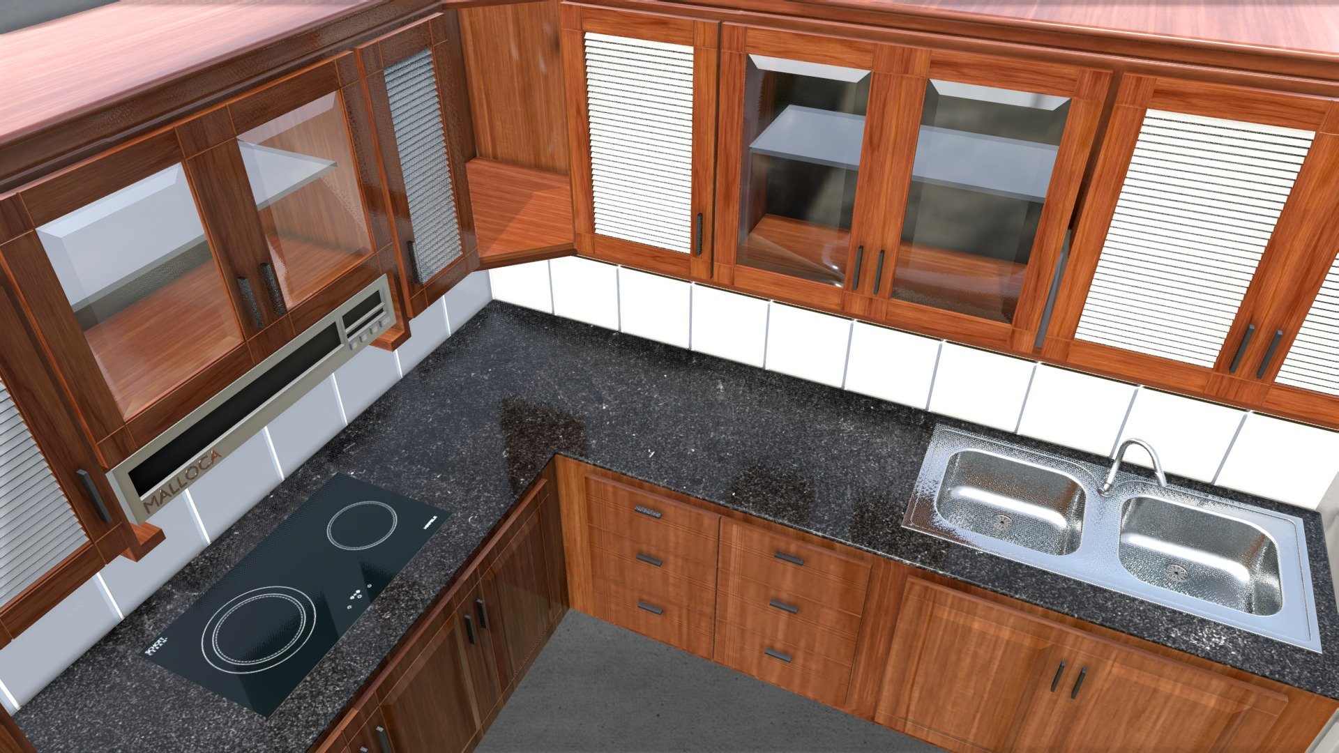 KITCHEN - 3D model by kiim (@hongan3dart) [0b3b7b3] - Sketchfab