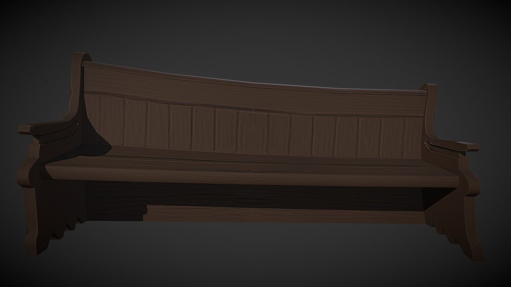 Dark Pilgrim - Bench - 3D model by Adrian H. (@addddy) [0b3c207 ...