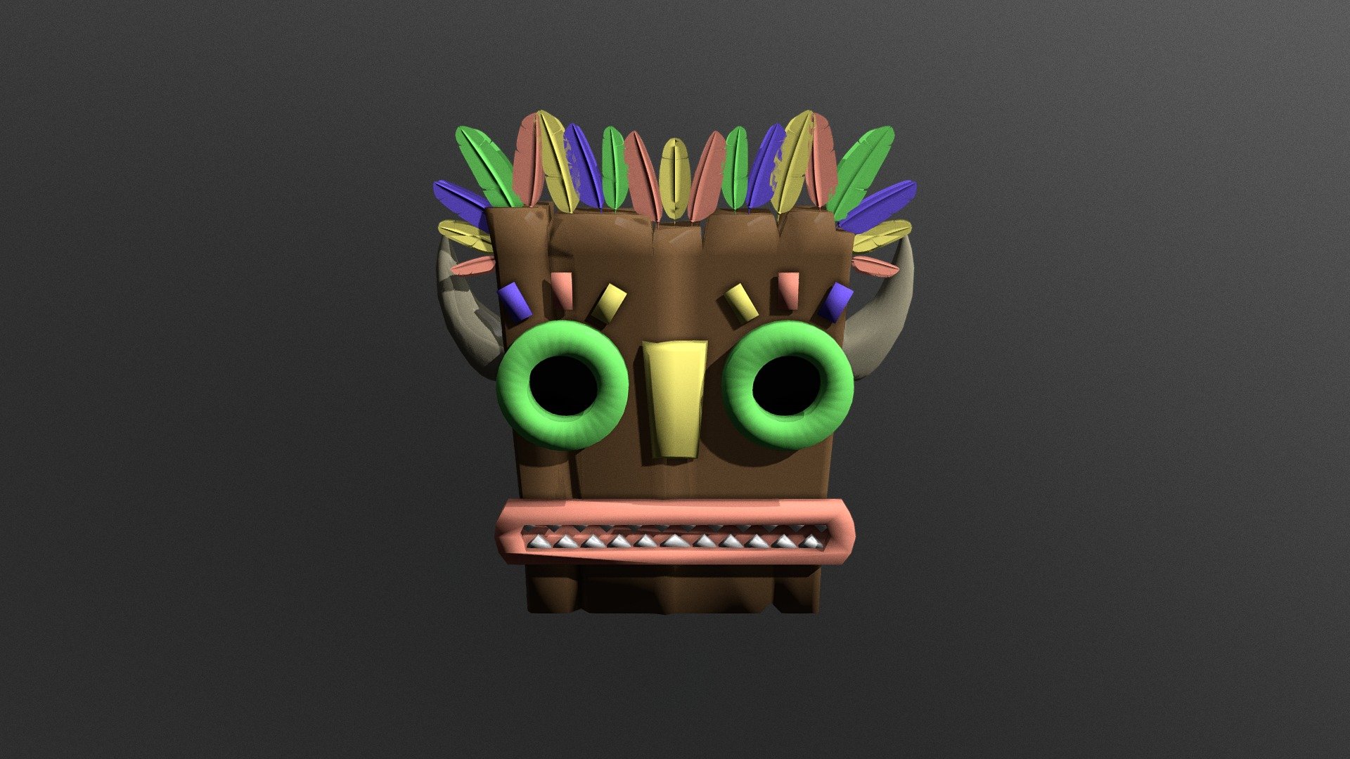 Mascara Tribal - 3D model by Jaime Barrera (@ThejaimeleRDF) [0b3c294 ...