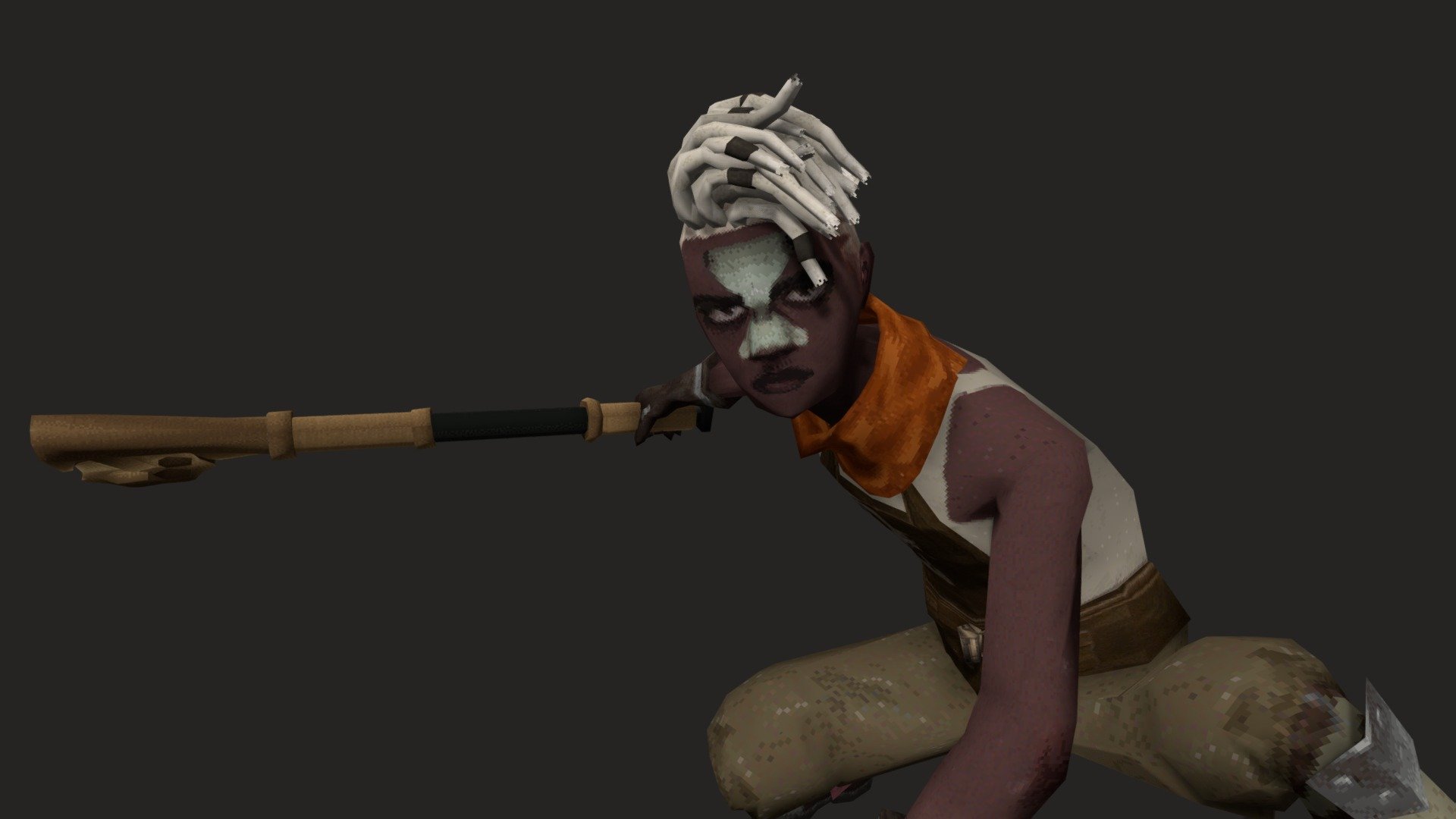 Ekko - Arcane - PS1 PSX Style Character - 3D model by knivblad43 ...