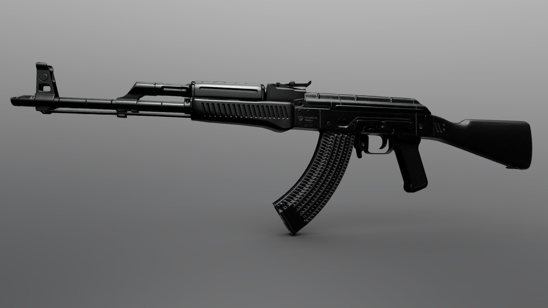 ak-47 'PW' aka 'Slate' (CS 2) - 3D model by male.mw [0b3cd53] - Sketchfab