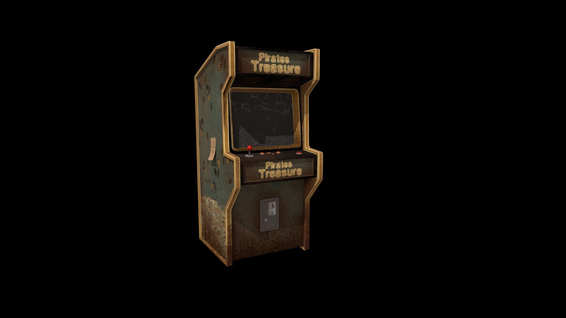 Pirates Treasure Arcade Machine Texture - 3D model by Millie_Doherty ...
