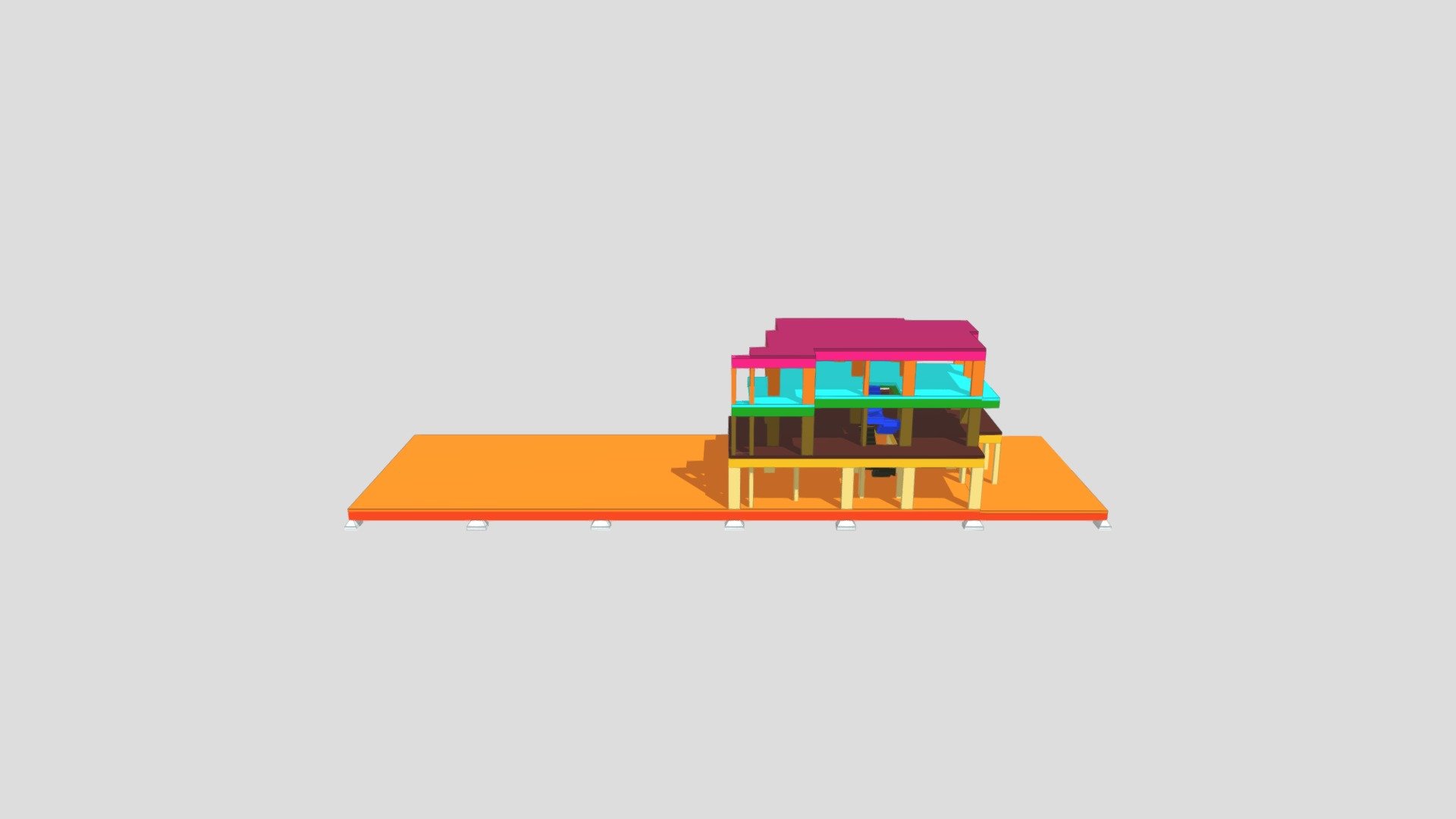 Projeto Estrutural - Residência em Alvenaria - 3D model by Lauro ...