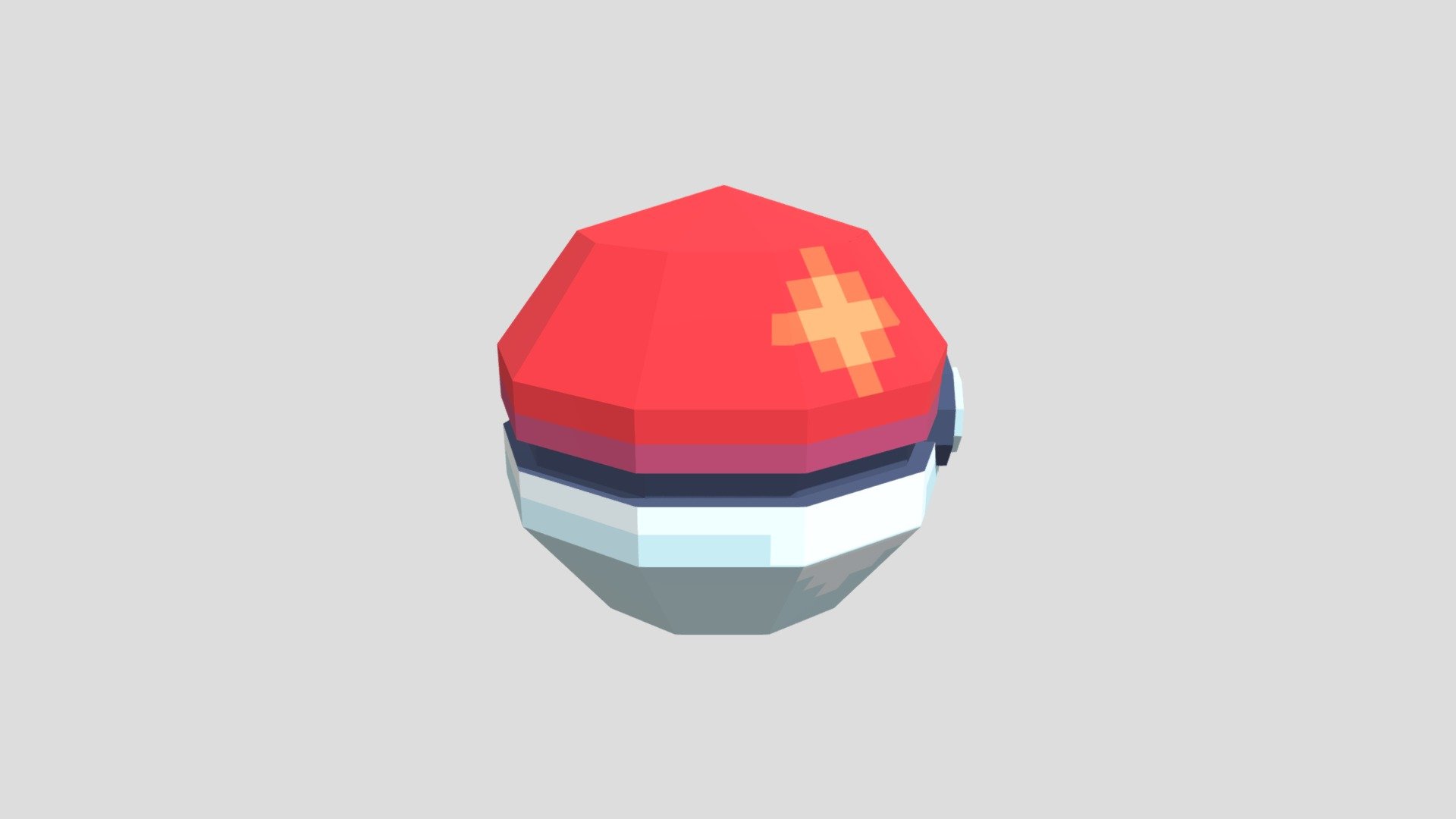 Pixelated PokeBall - Download Free 3D model by dhv0211 [0b3e902 ...
