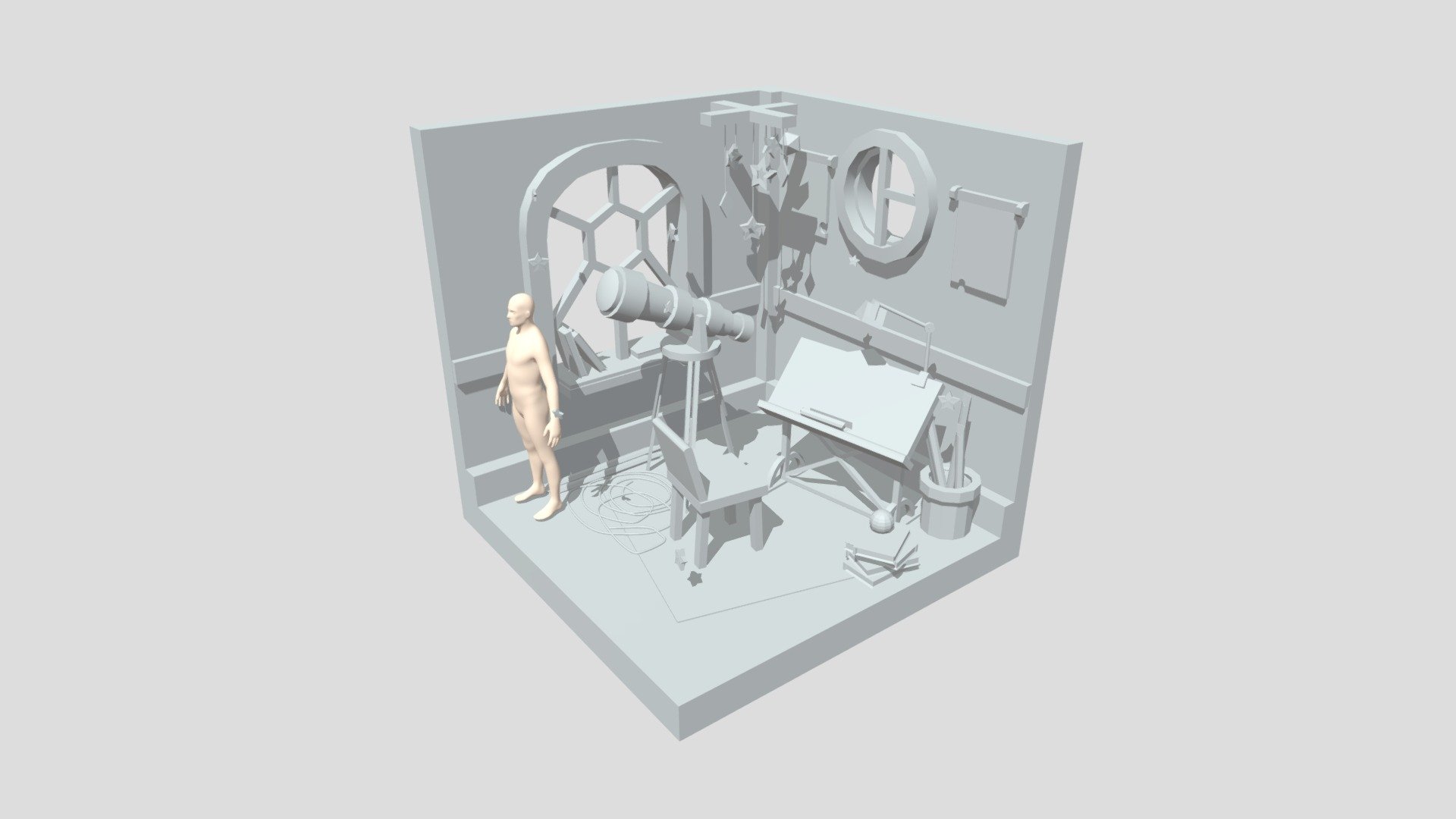 ISOMETRIC ROOM - 3D model by KarenAnh18 [0b3ebe3] - Sketchfab