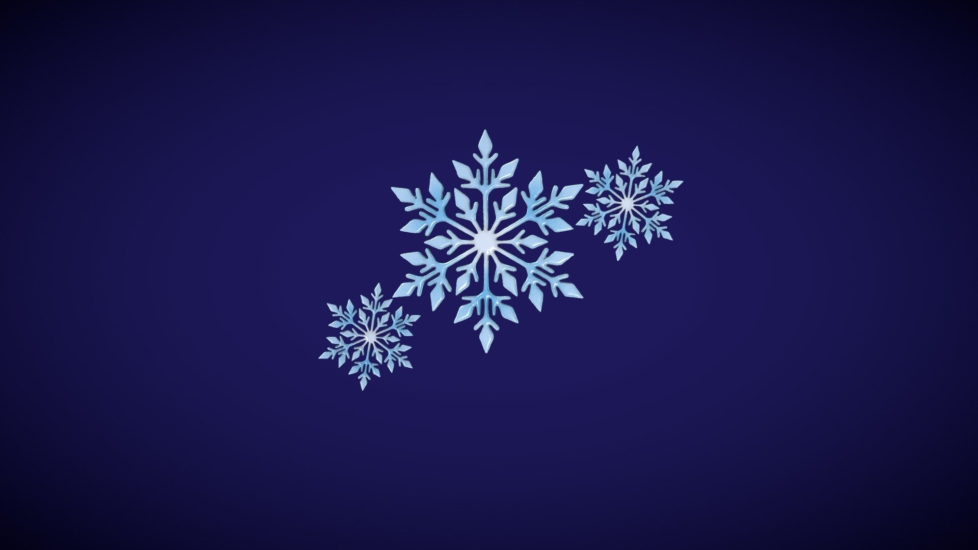 Snowflake - 3D model by 221037hps [0b3f505] - Sketchfab