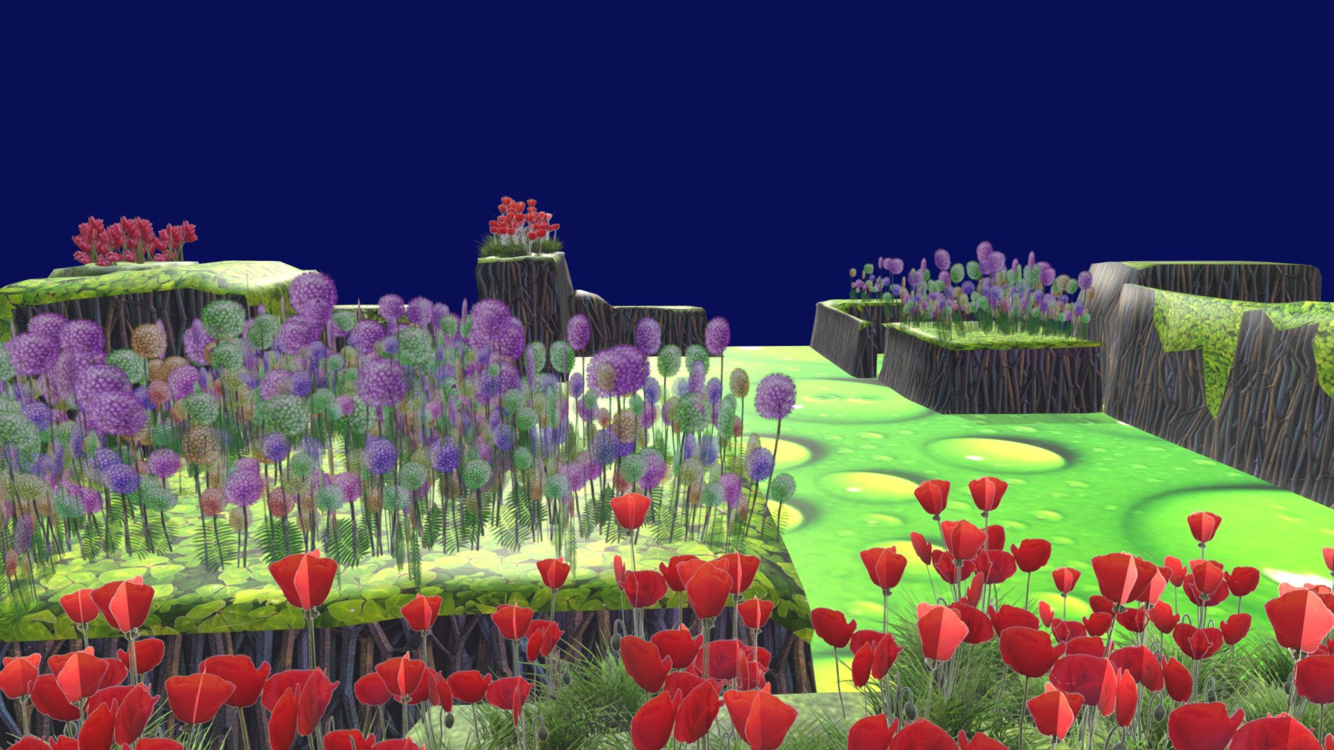 Landscape - Download Free 3D model by malufa [0b3f8ca] - Sketchfab