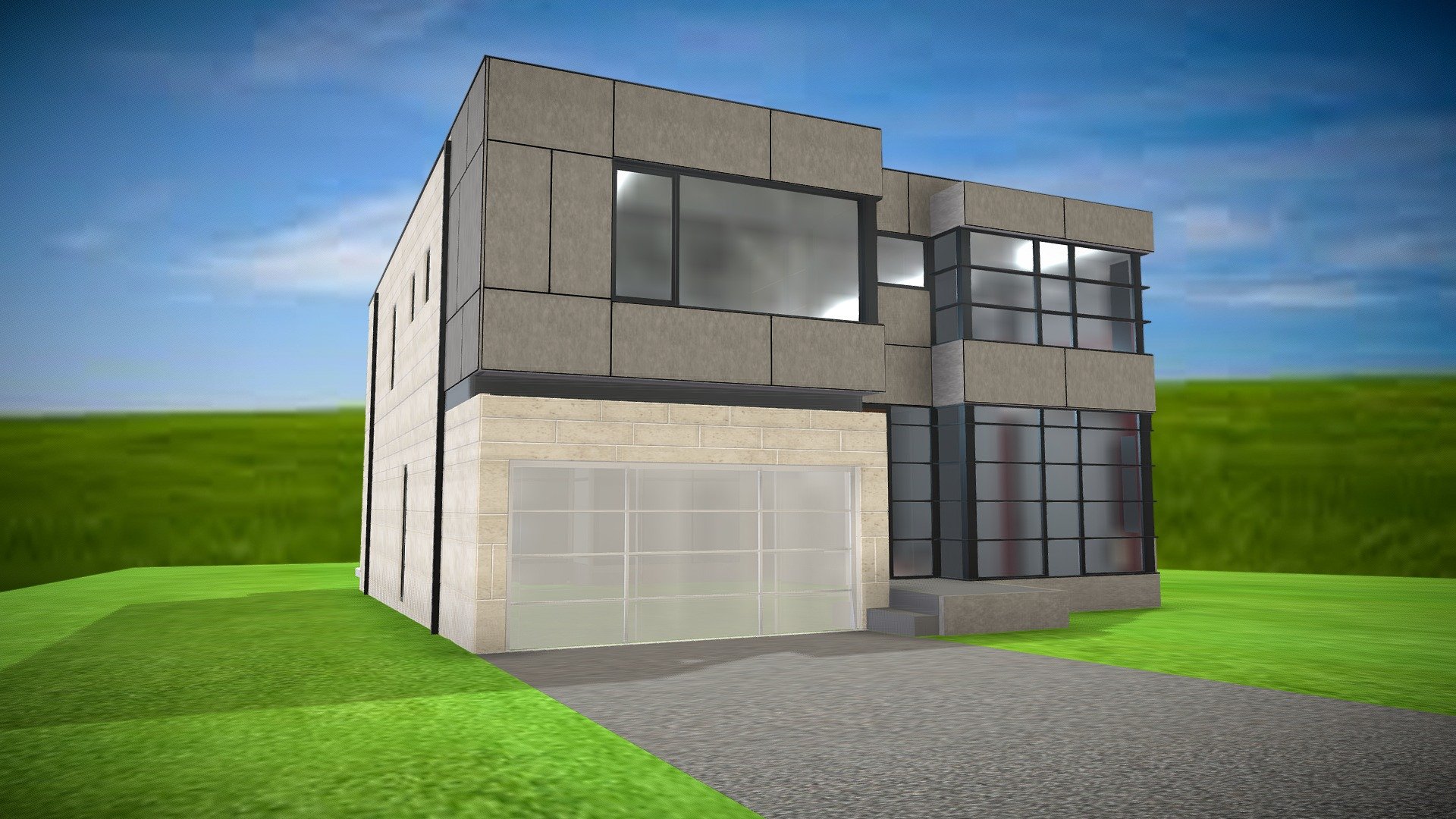 Modares 2 - 360 spin model of 3D house - 3D model by Render3DQuick ...