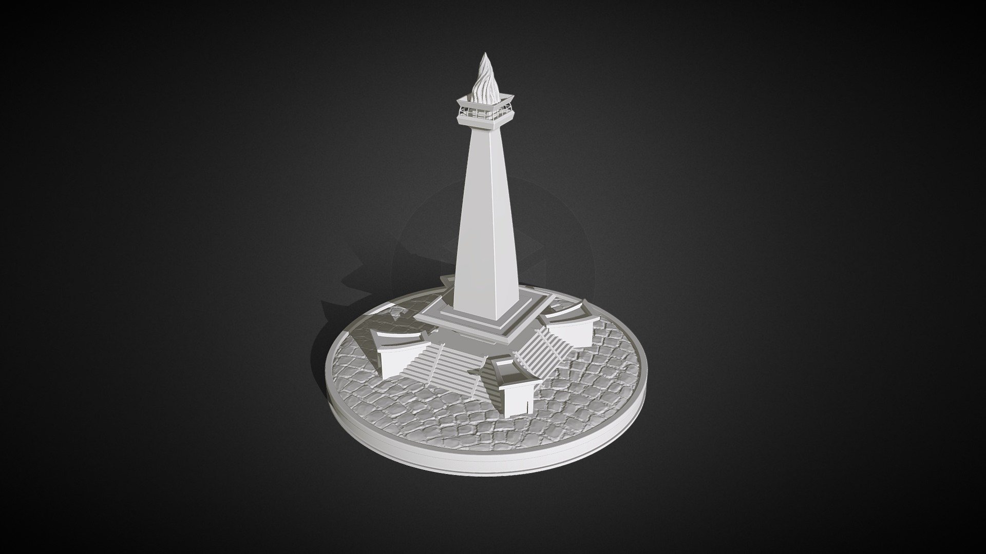 IMAJIN design Competition - Monas Indonesia - Download Free 3D model by MFathanFadhlurrahman ...