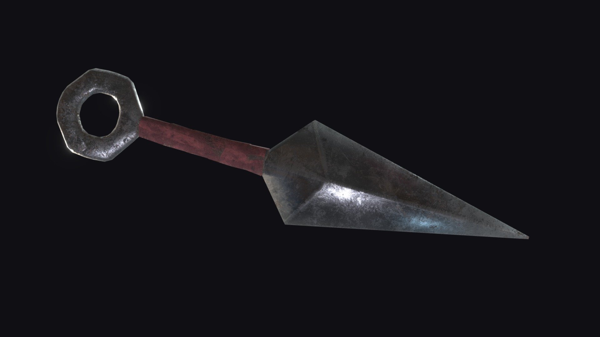 Kunai - Download Free 3D model by Meilov (@meilov3D) [0b44d5f] - Sketchfab