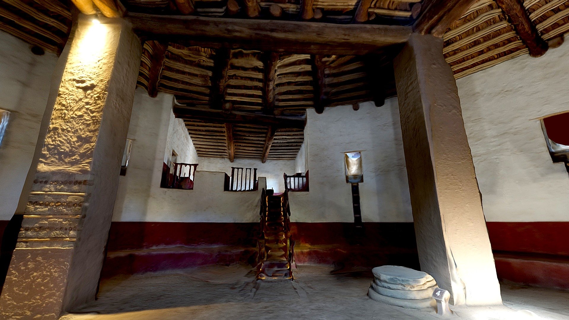 Inside Aztec Kiva, New Mexico - Buy Royalty Free 3D model by John ...