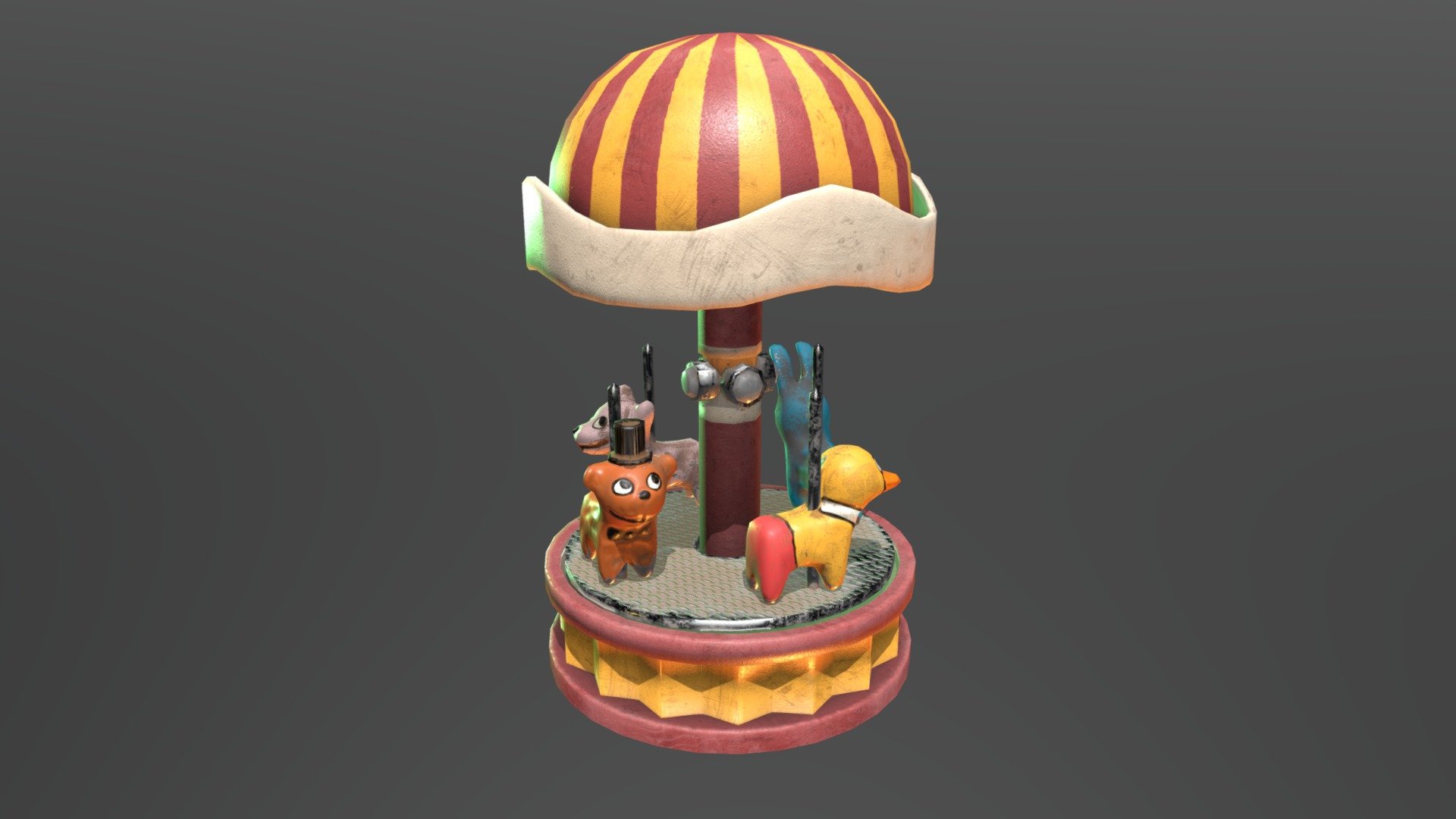 FNAF REWRITTEN Carousel - Download Free 3D model by Dot-e (@rockin.e26) [0b47858] - Sketchfab