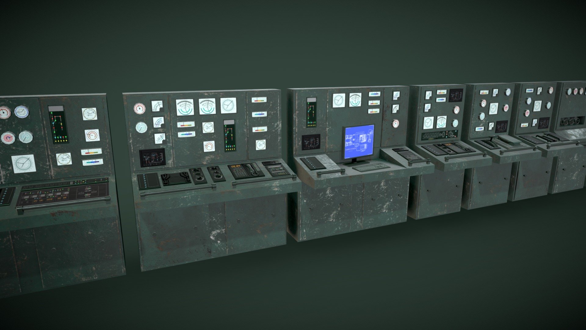 Command centre models - Buy Royalty Free 3D model by maxpsr [0b49650 ...