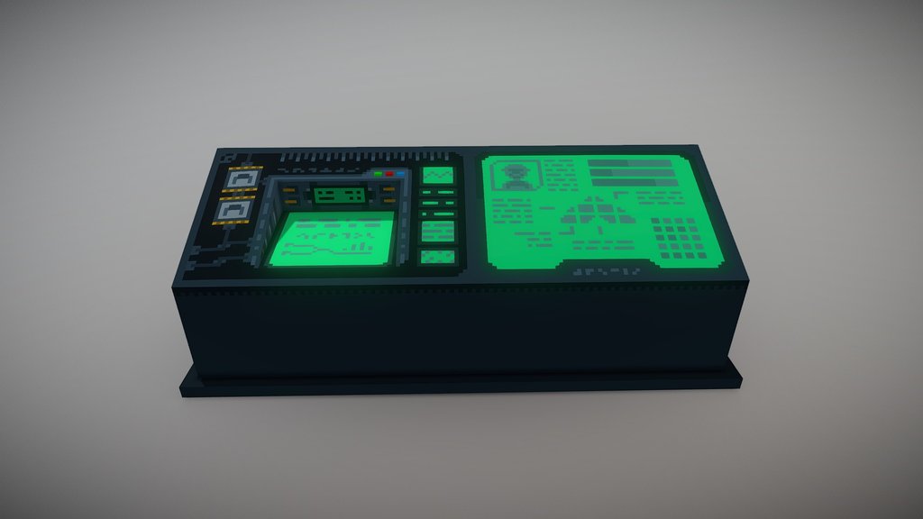 Low Poly Pixel Art - A 3D model collection by Gustaw Mackay ...