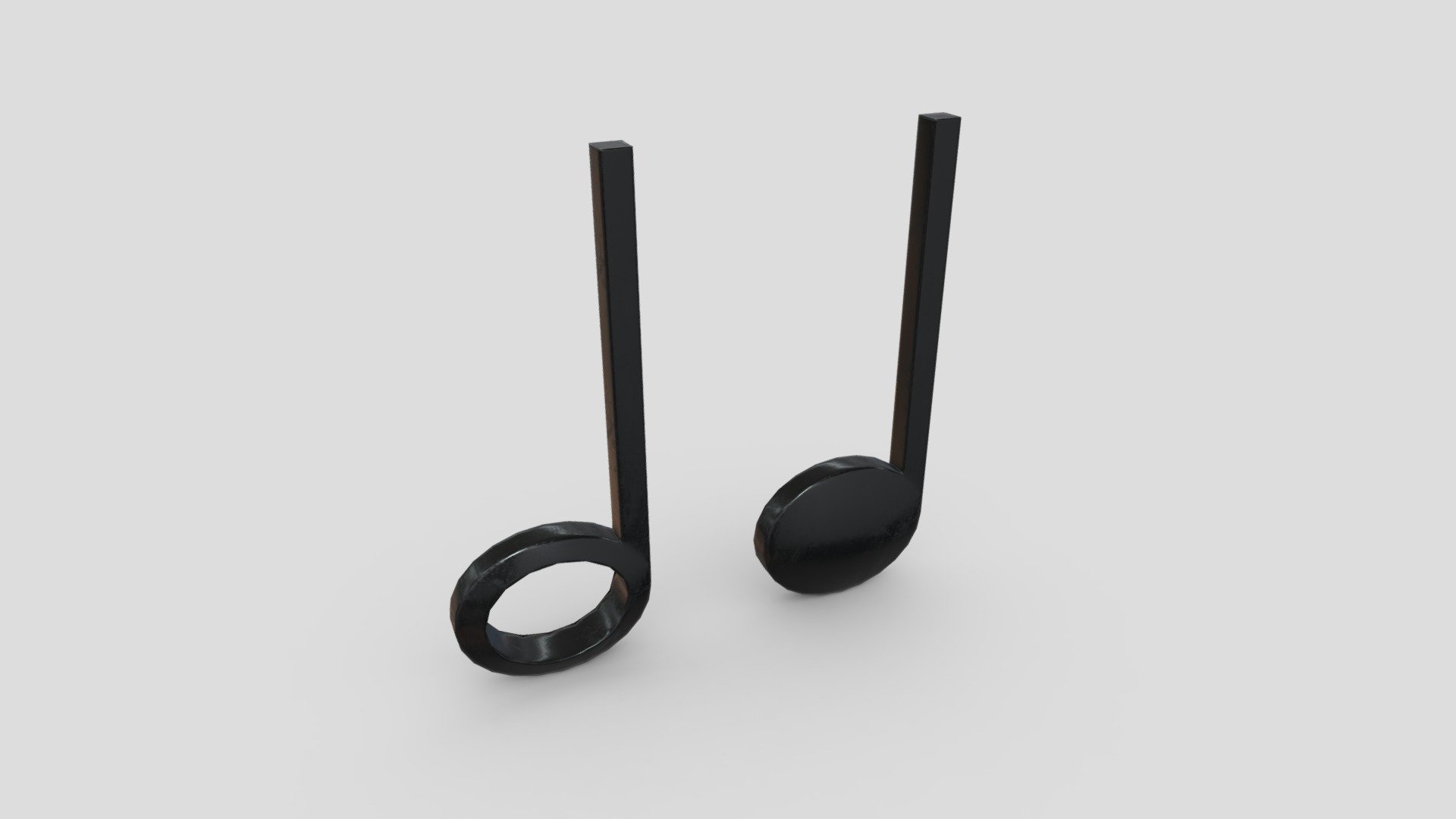 CC0 - Muscial Note - Download Free 3D model by plaggy [0b4a266] - Sketchfab