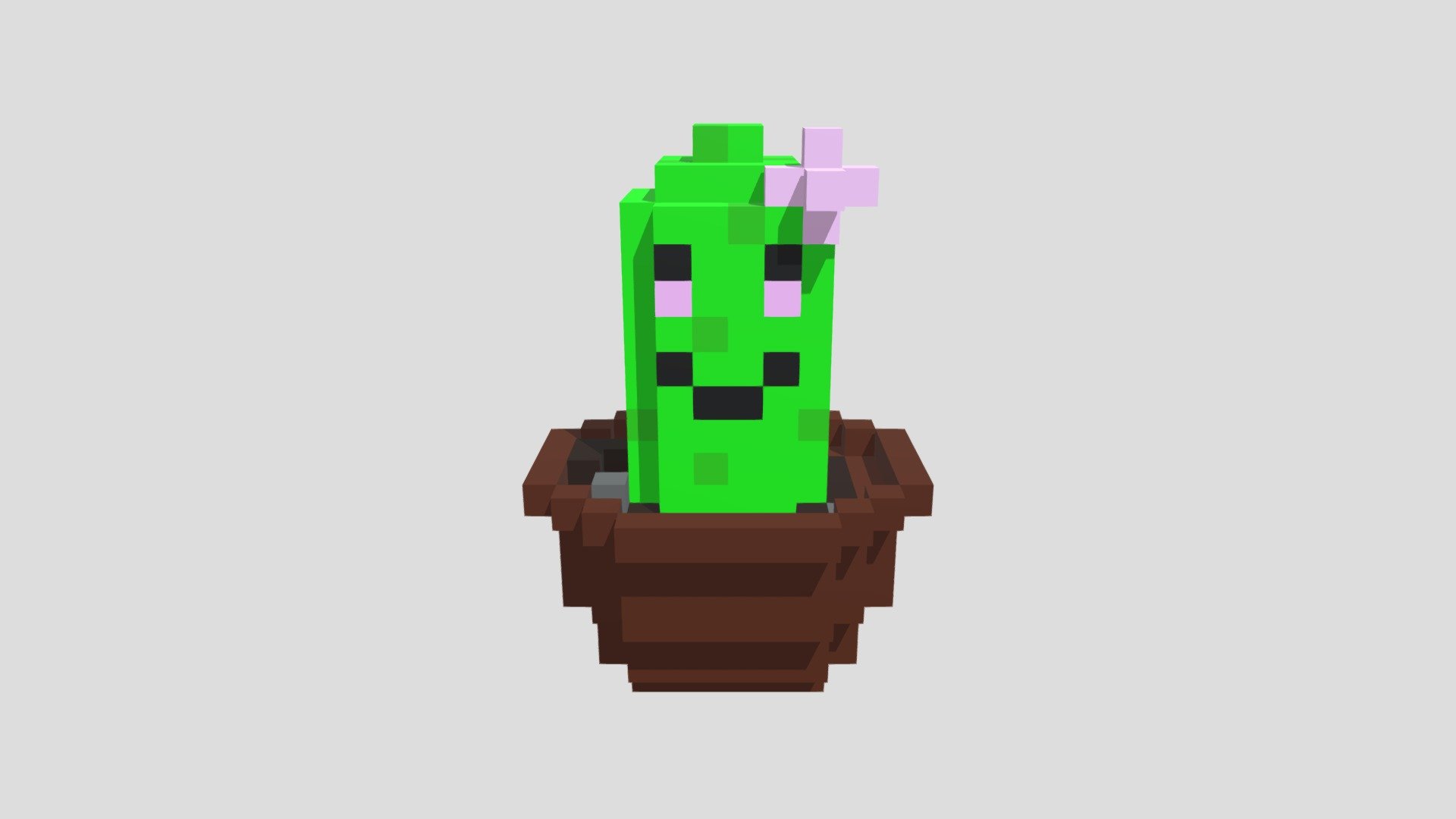 Voxel cactus - Download Free 3D model by u n i v e r s e (@universes ...