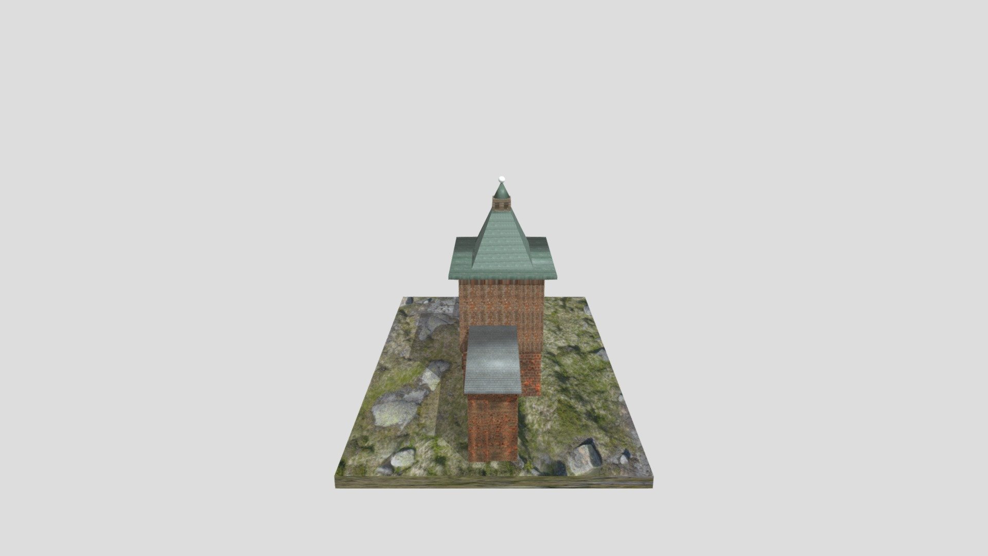 The Nizhny Novgorod Kremlin Tower - 3D model by andresen [0b4e41a ...