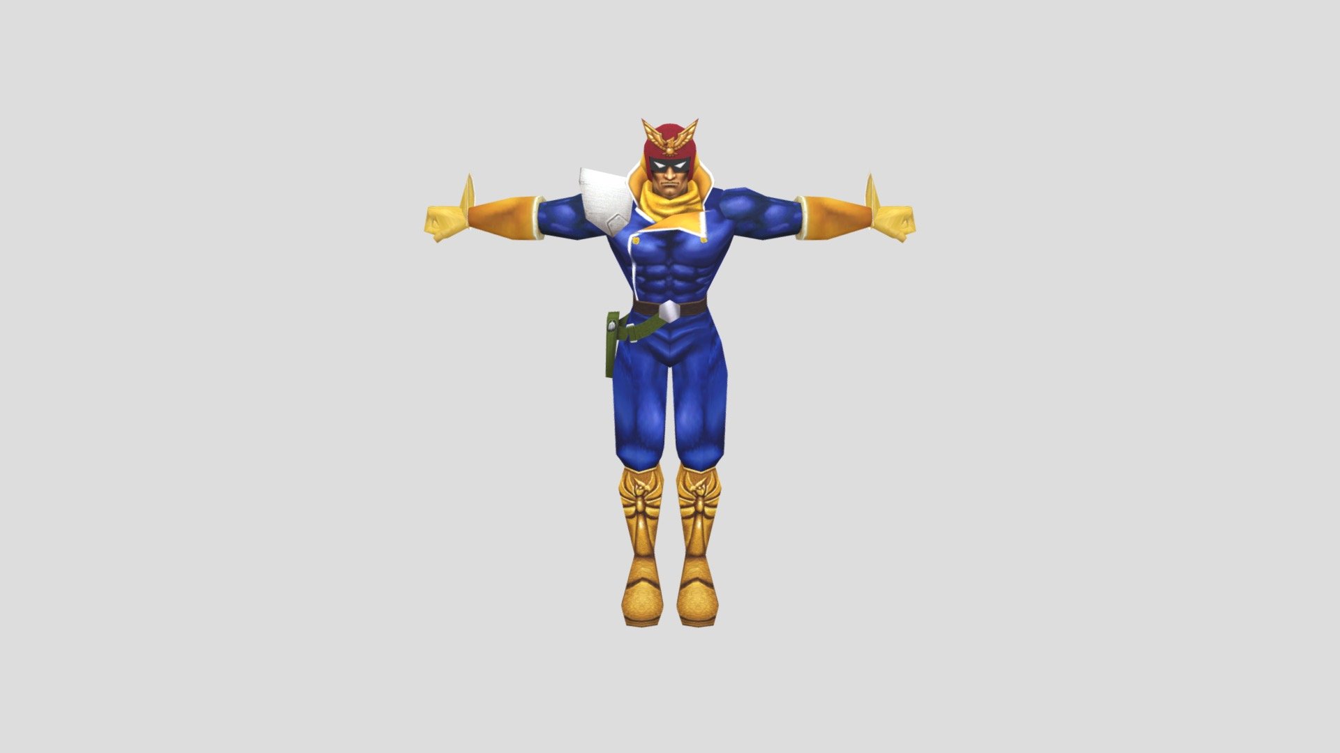 Captain Falcon (F-ZERO GX) - Download Free 3D model by Austin Zimmermann (@AustinZimmermann ...