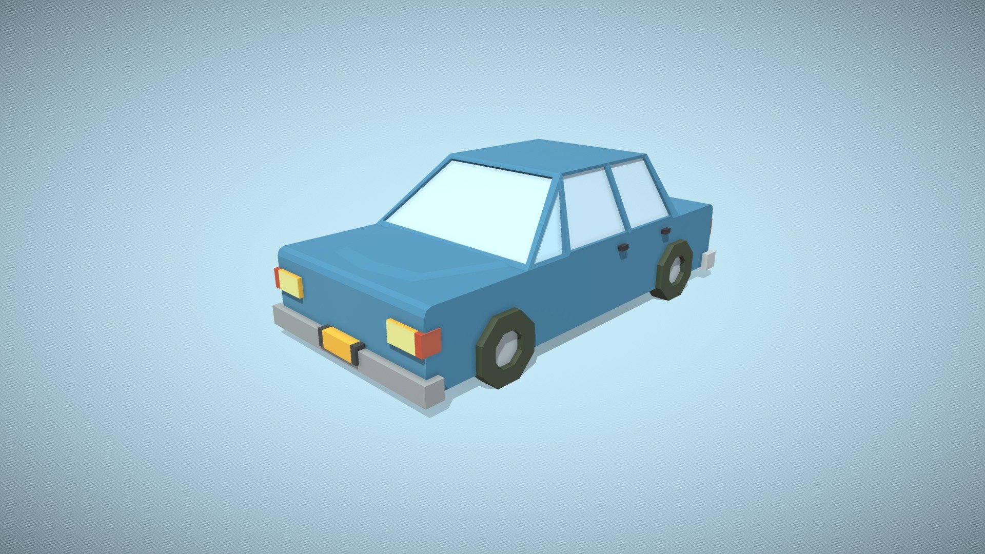 Low poly Car - 3D model by Mike van Riel (@mvriel) [0b50717] - Sketchfab