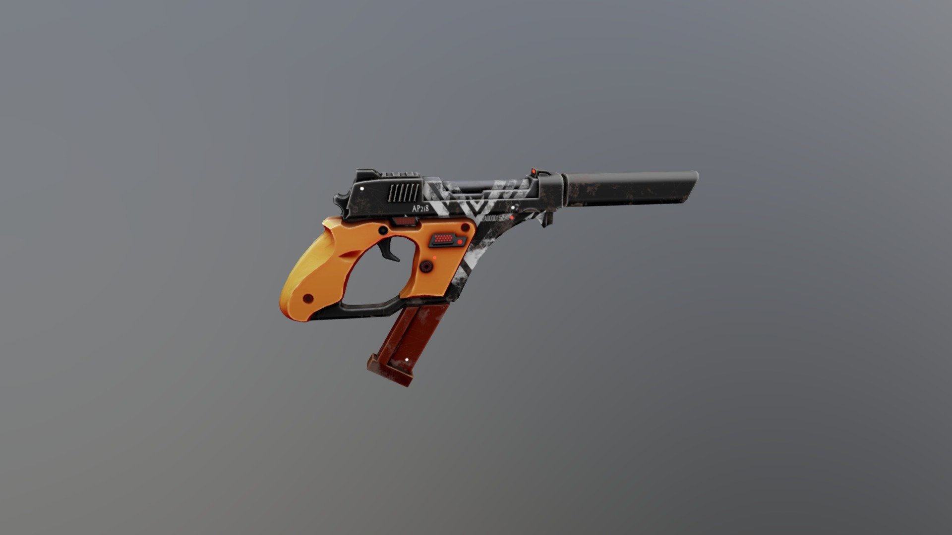 Phantom Strike - Stylized Gun - 3D model by rasultnaliev [0b50786 ...