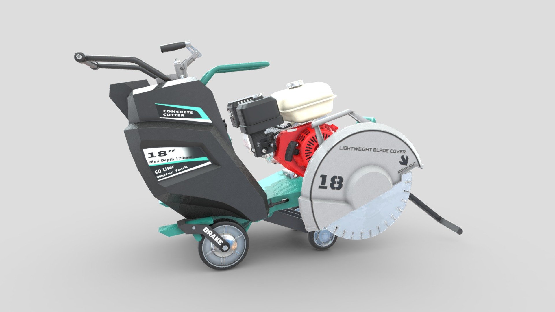 Concrete Cutter - Buy Royalty Free 3D model by ChakkitPP [0b50d14 ...