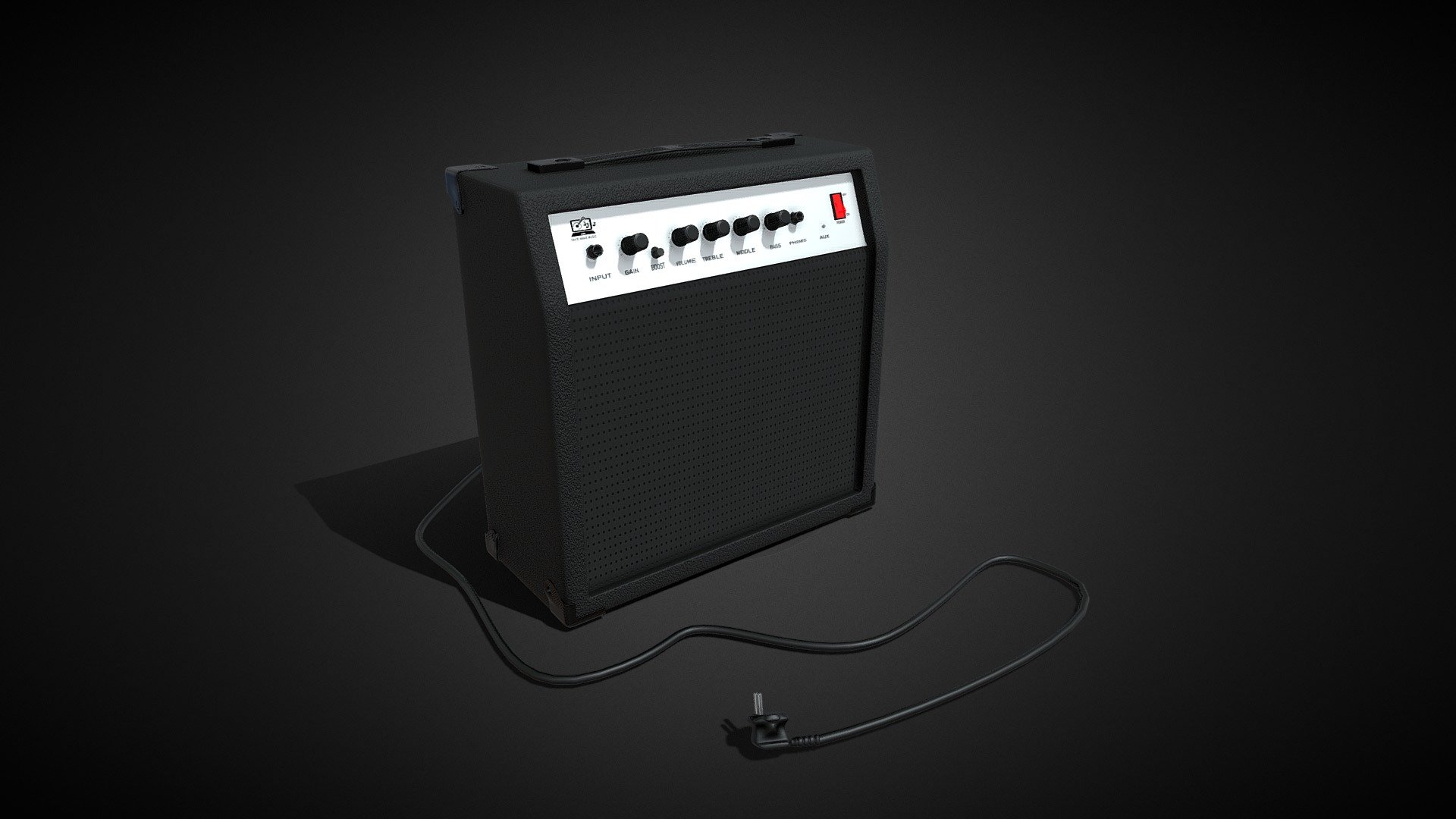 amplifier for guitar - Download Free 3D model by Davetheconqueror ...