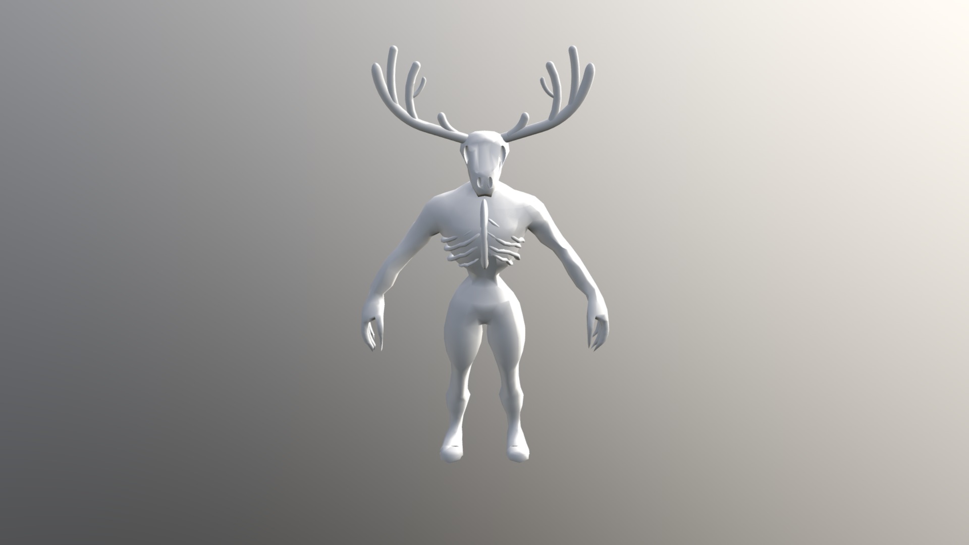 Wendigo Final - 3D model by candyflosschiroptera [0b535c3] - Sketchfab