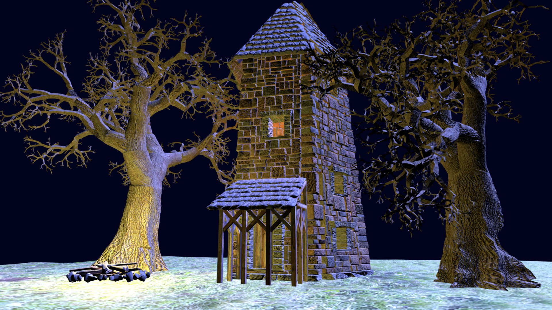 Wizard Tower - Download Free 3D model by Sereib [0b54b4c] - Sketchfab