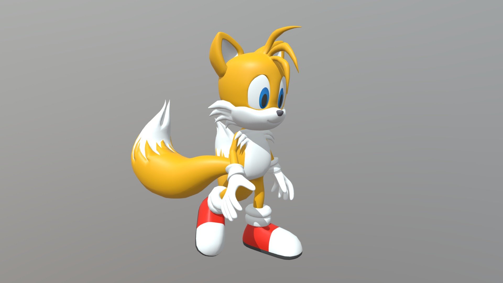 Tails the fox (Sonic the hedgehog) - 3D model by AlexMish [0b556f1 ...