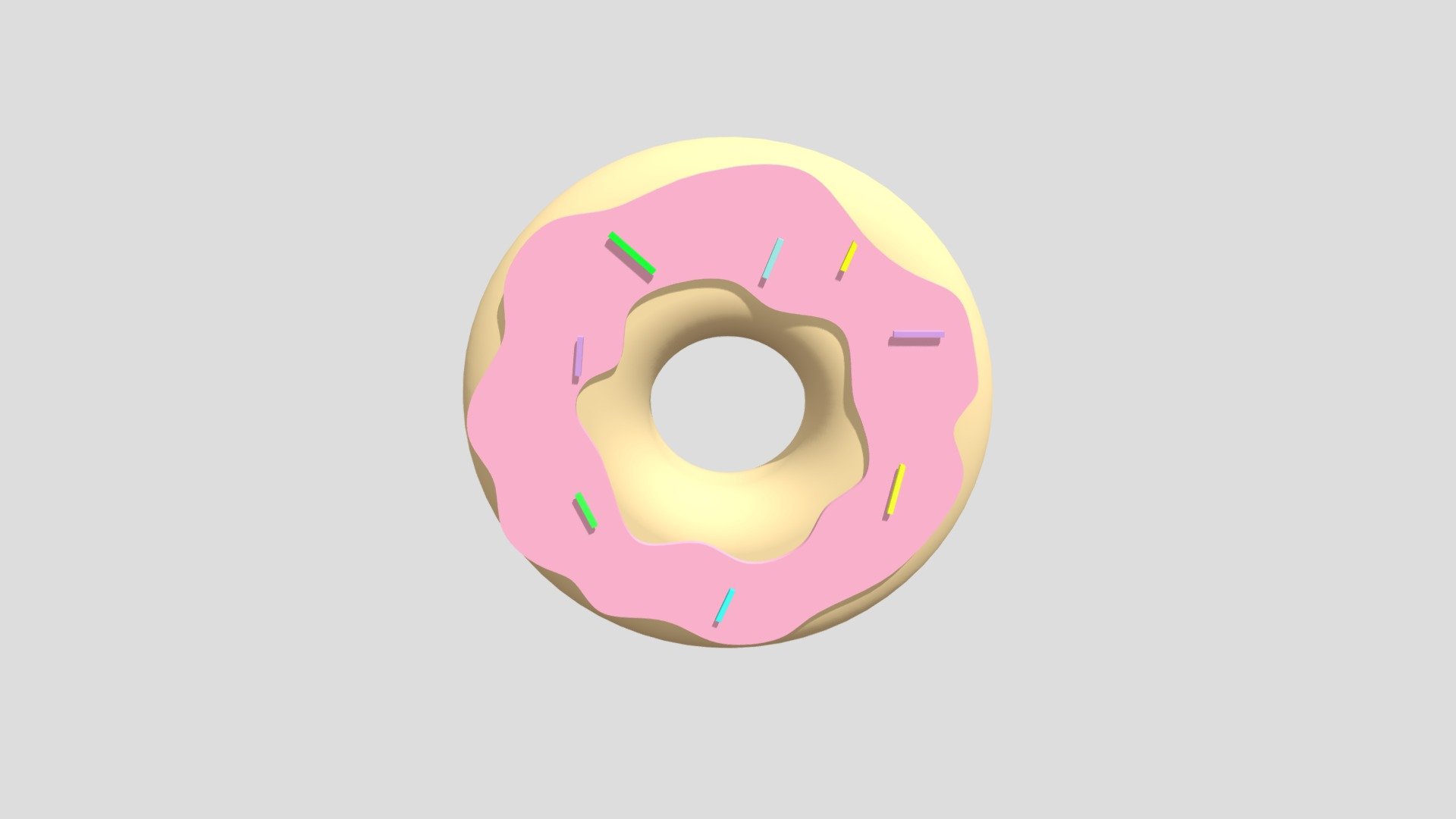 DIY doughnut design - 3D model by fi04400 [0b5865f] - Sketchfab