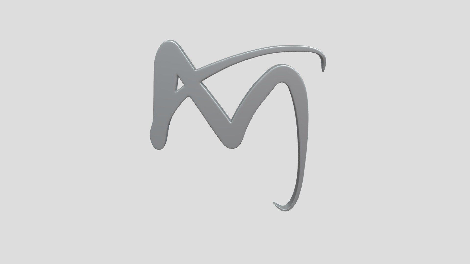 Abstract white swirl shape - 3D model by j1photography.in [0b58912 ...