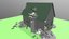 Destroyed House - Download Free 3D model by BlenderItUp (@flatalex123 ...