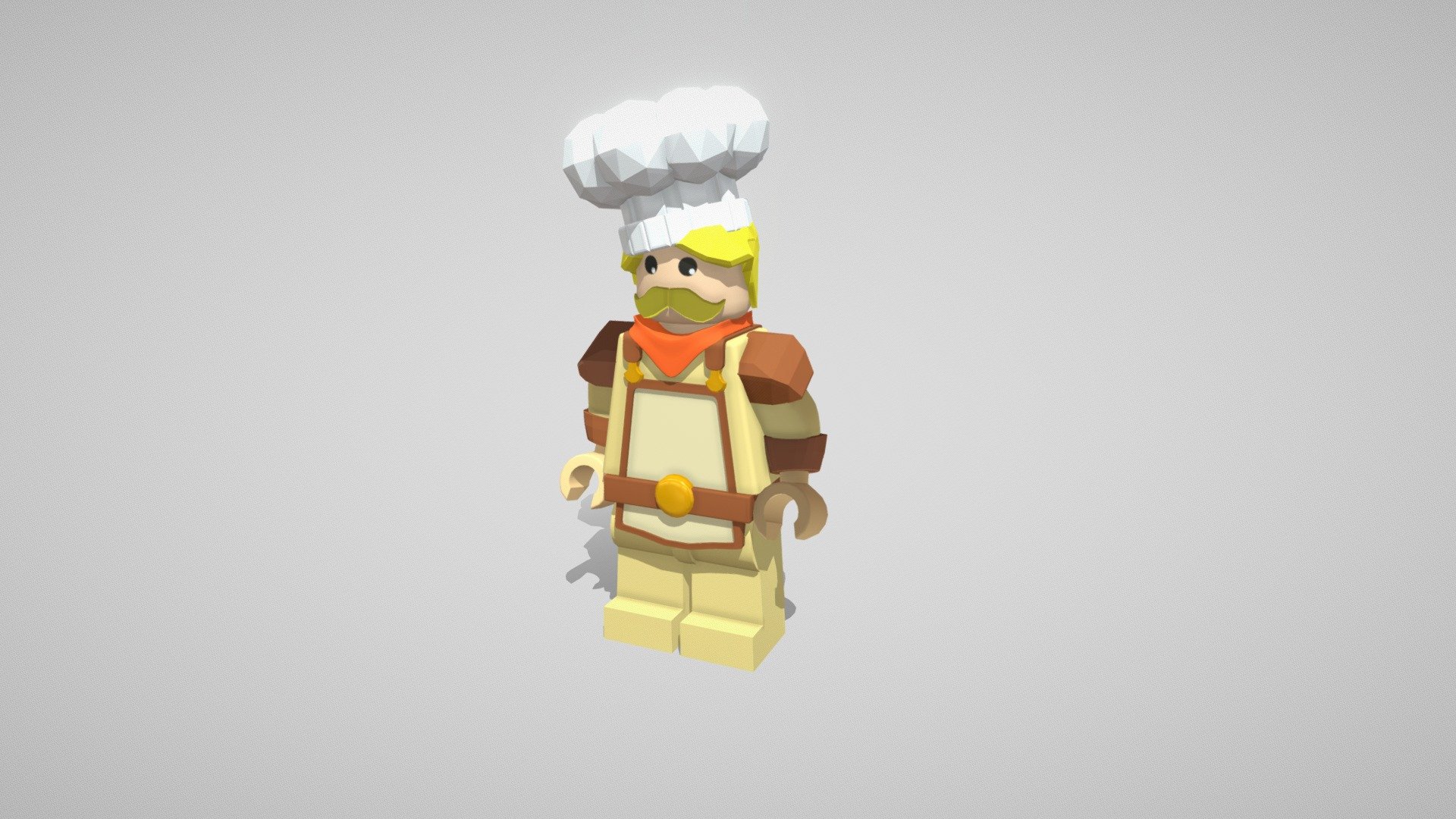 Original Character Custom Lego Chef - 3D model by DanLando (@dan.lando ...