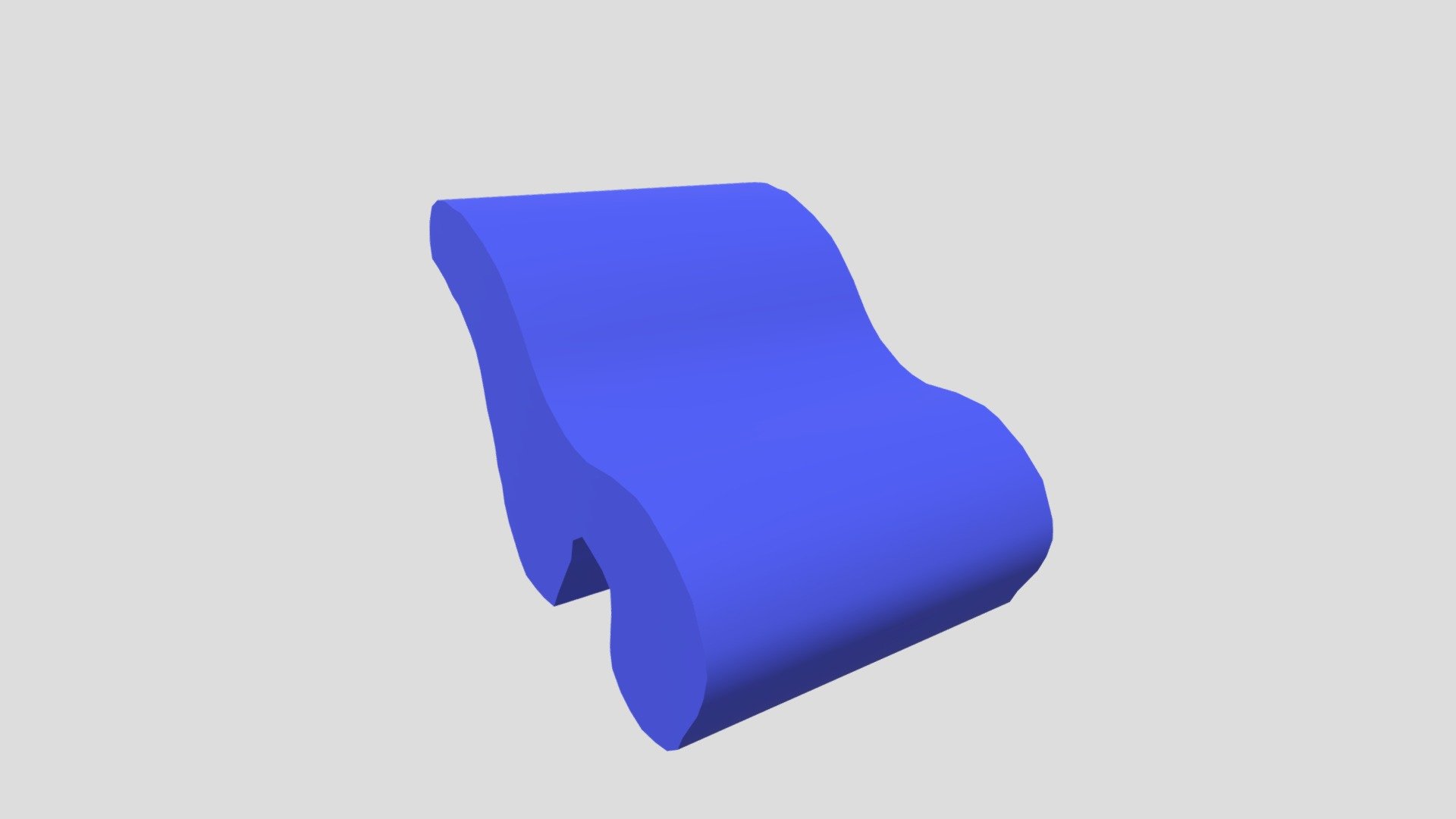 Blue Comfy Chair - Download Free 3D model by kafkaall [0b5b60a] - Sketchfab