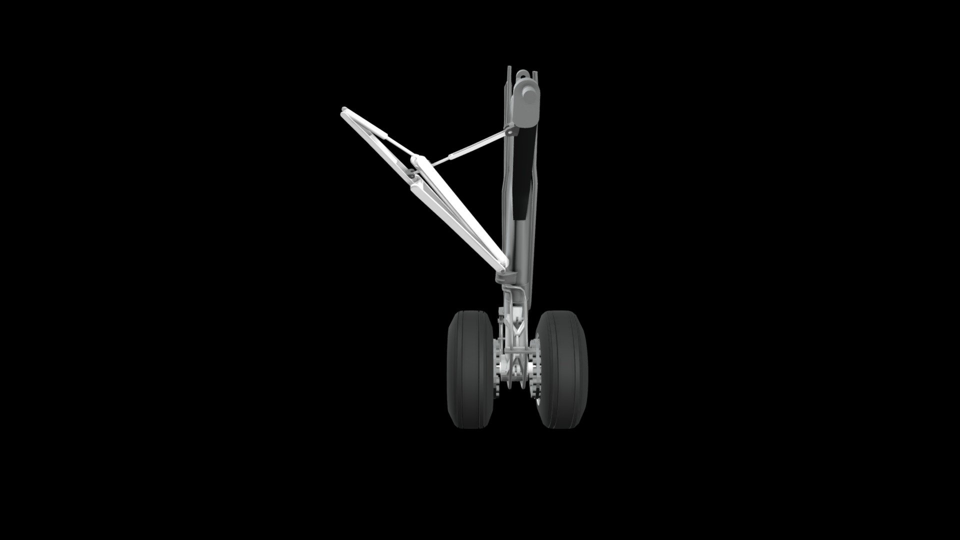 A320 Rear Landing gear - 3D model by T3_Aviation_Academy [0b5d301 ...