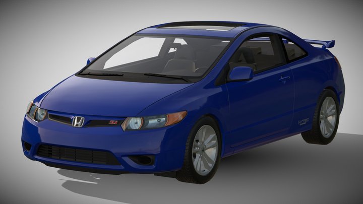 Honda-civic 3D models - Sketchfab