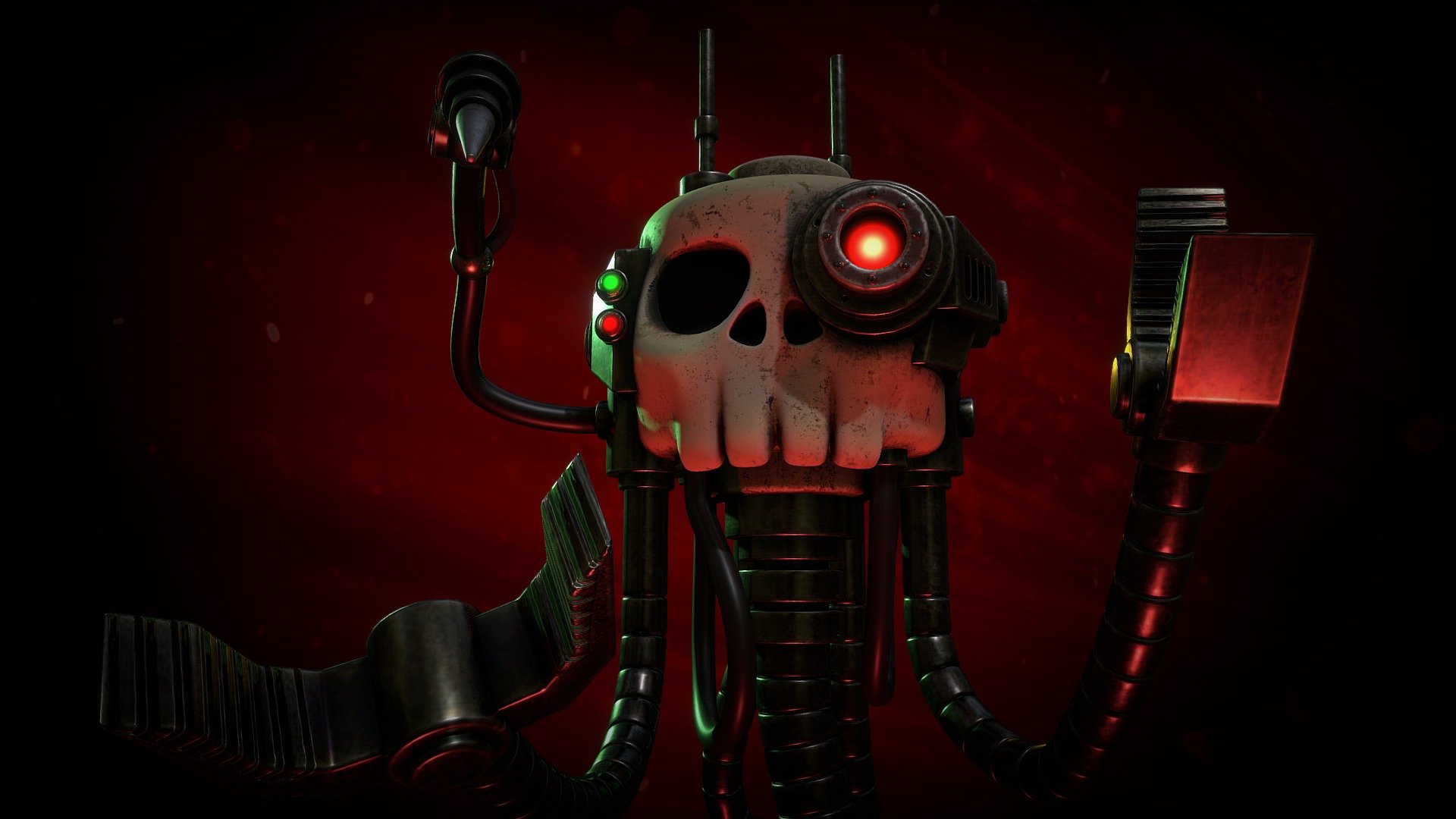 Servo_skull_WH40K Lego_style - 3D model by giobiancoFB [0b605ae ...