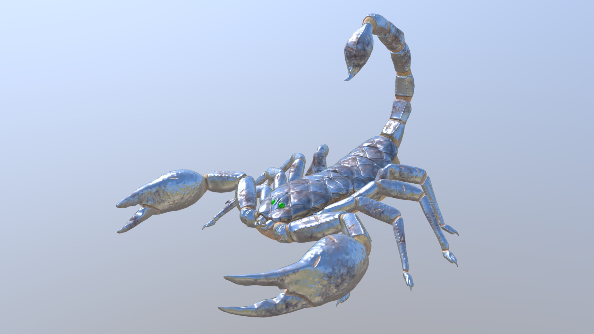 Armored Scorpion - 3D model by Hilman Mauludin (@hilmatrix) [0b6225f ...