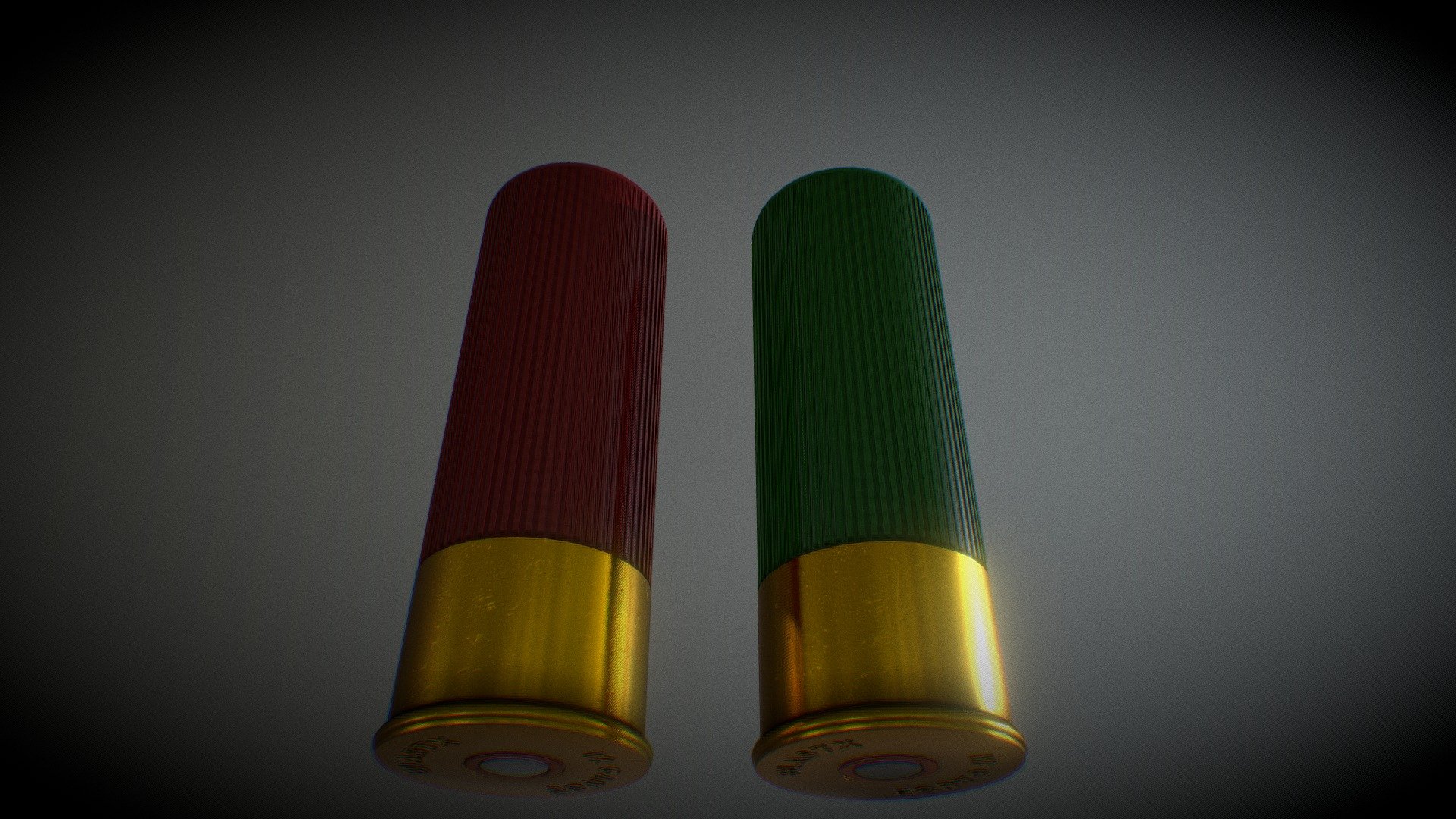 Shotgun Shells ( 12 gauge slug and buckshot ) - Download Free 3D model ...