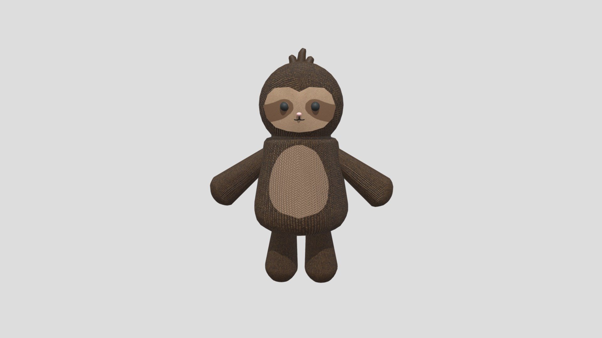 Kookie the Sloth - 3D model by liviniapoo [0b62b3e] - Sketchfab