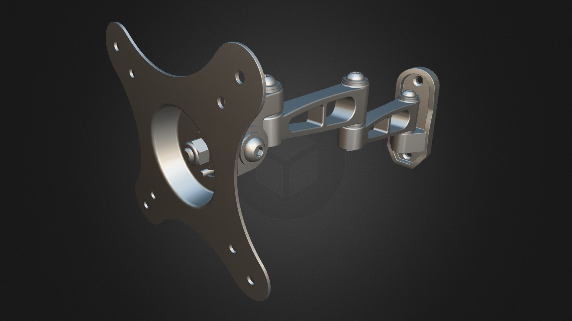 Adjustable Swivel Monitor Mounts - Buy Royalty Free 3D model by MR ...