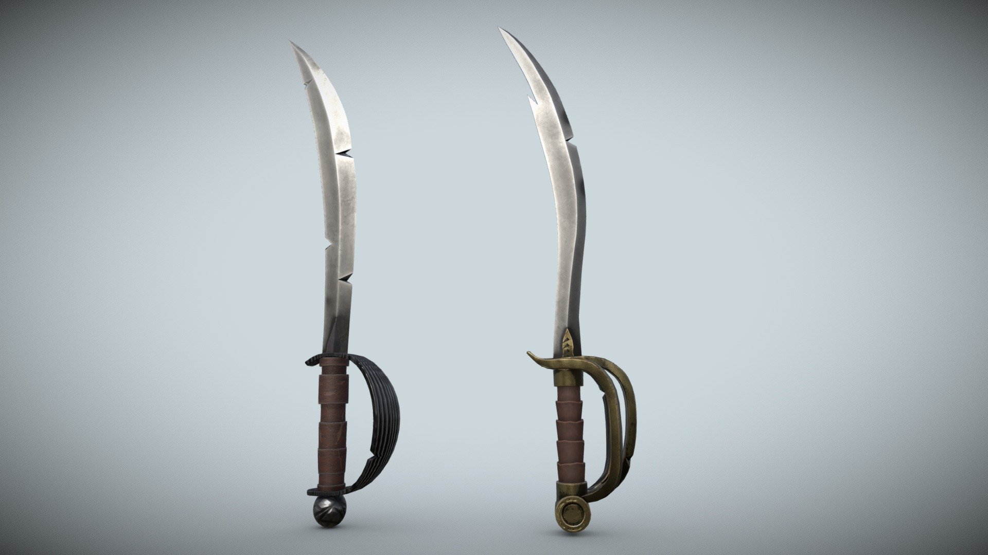 Stylized Cutlass Low-poly 3D model - Buy Royalty Free 3D model by ...