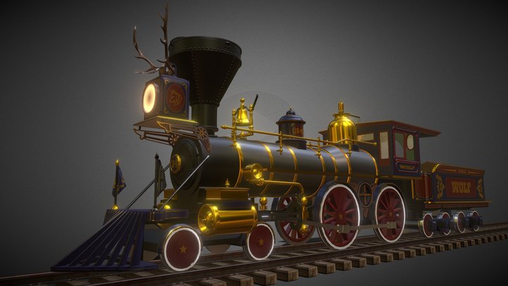 4-4-0 3D models - Sketchfab