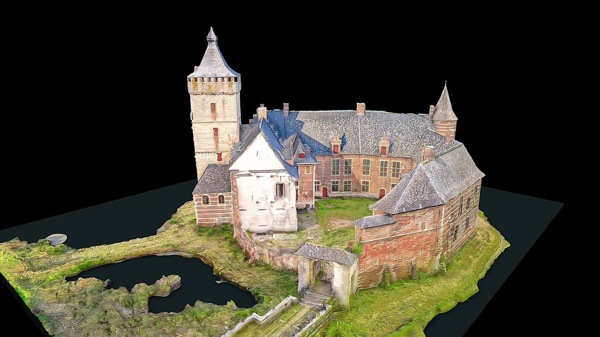 Château de Horst - Buy Royalty Free 3D model by LZCreation (@jmch ...
