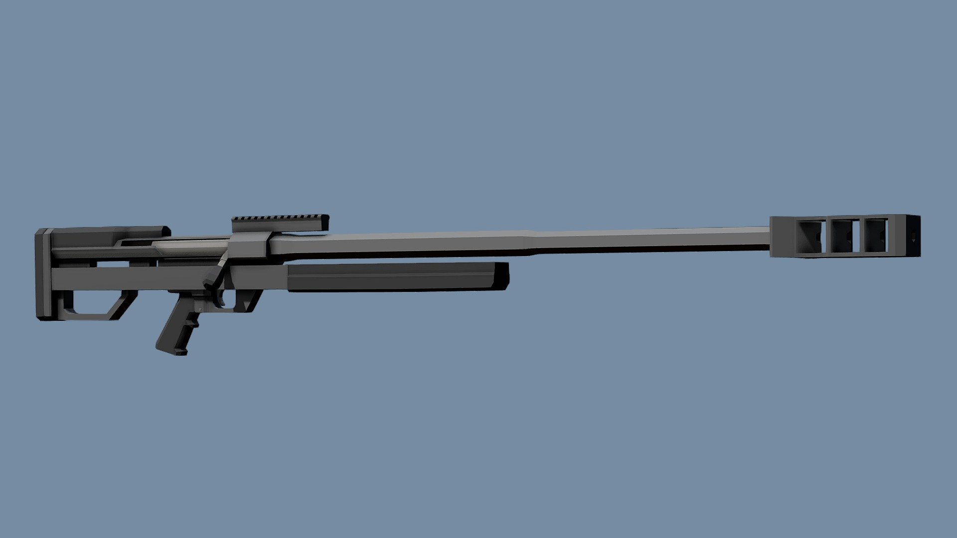 Low-Poly Steyr HS .50 - Download Free 3D model by TastyTony [0b6b6cb ...