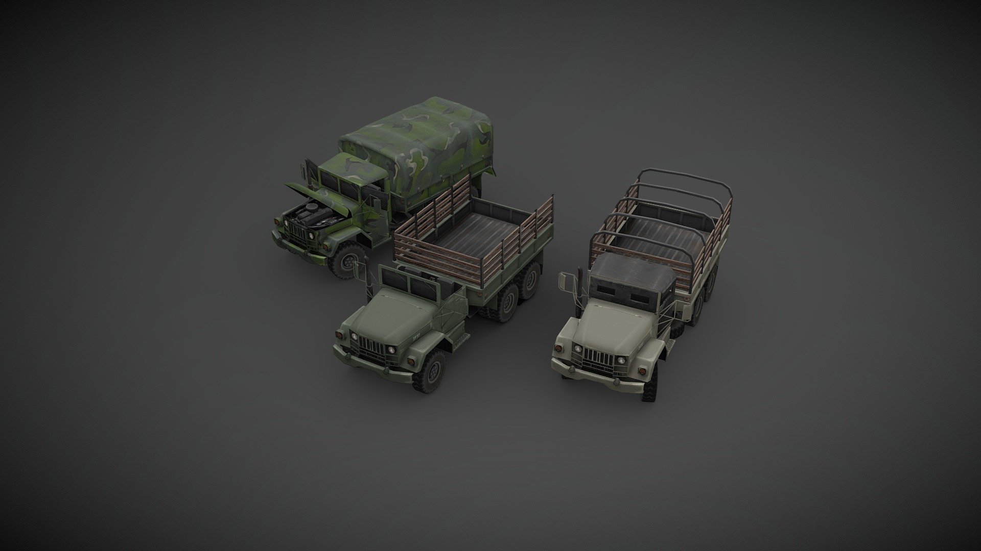 '78 AM General M35A2 Deuce and a Half - 3D model by KI5 (@KI5mods ...