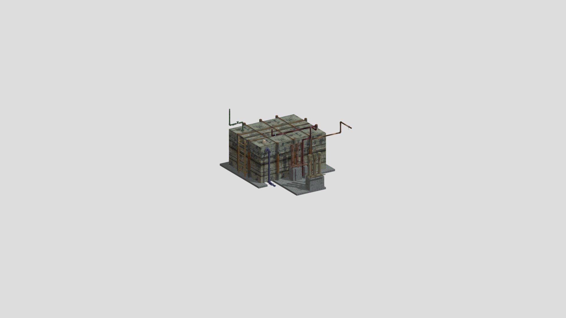 Water Tank System Sample II - Download Free 3D model by geppettomaster ...